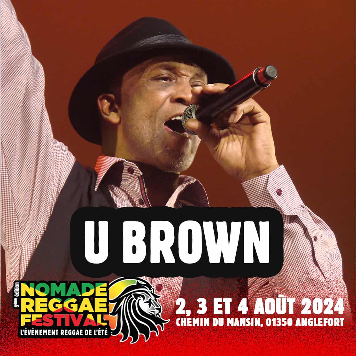 U BROWN - Nomade Reggae Festival site officiel